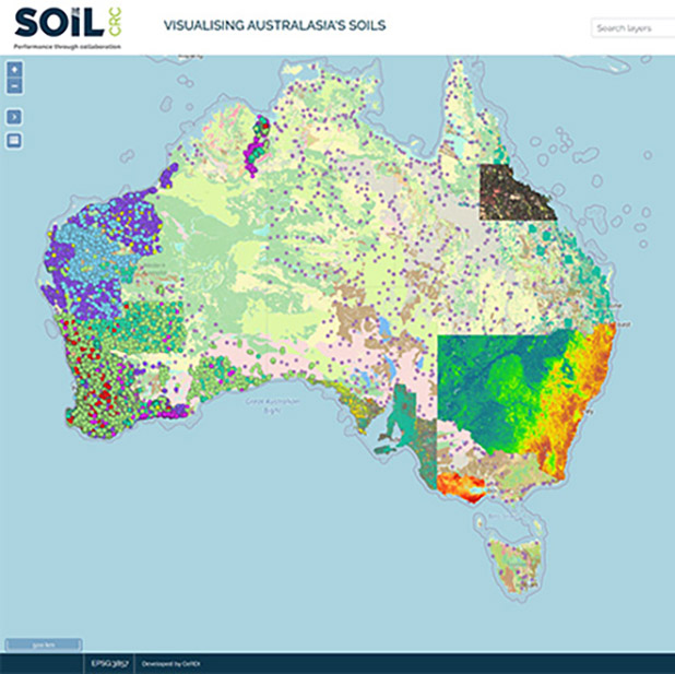 Visualising Australasia’s Soils: building a legacy – Soil CRC